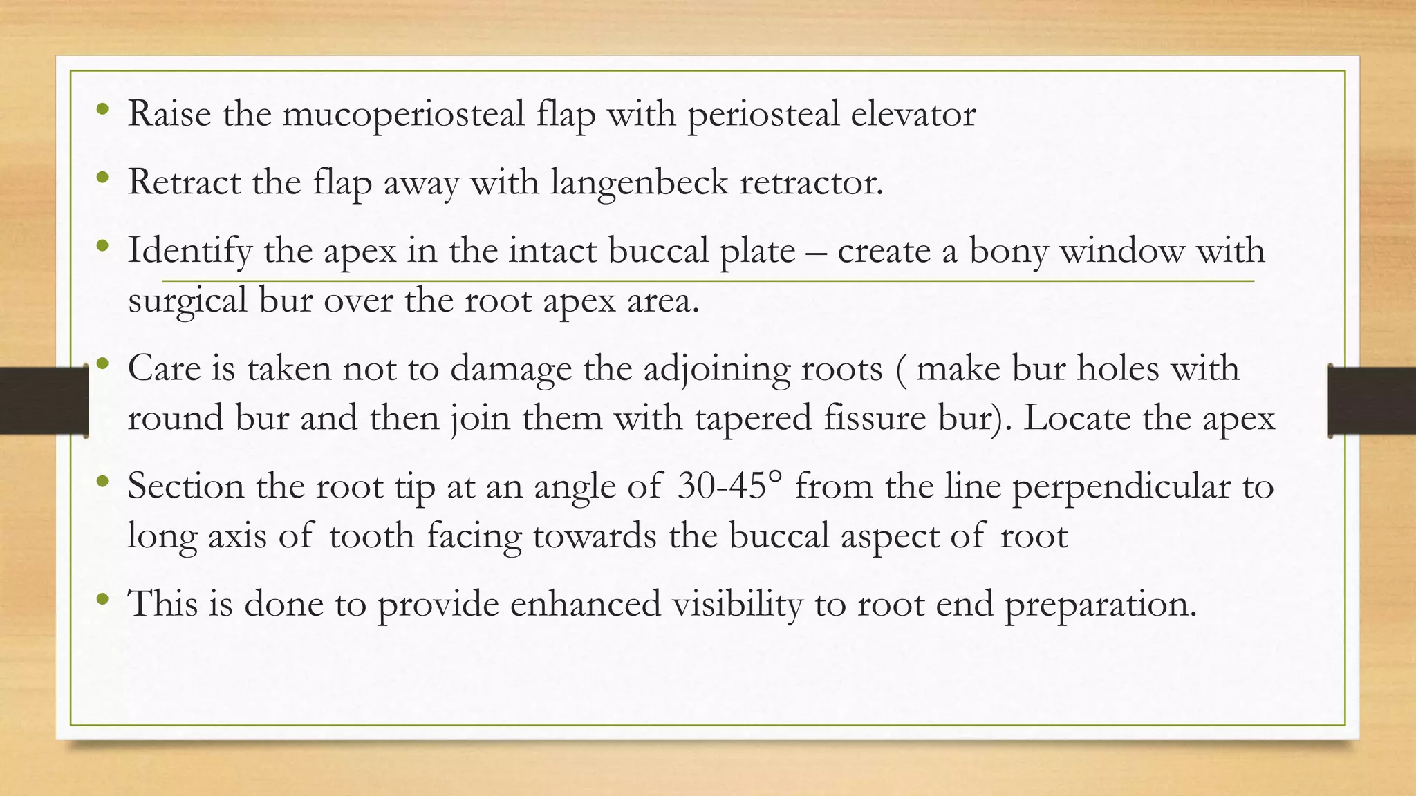 surgical endodontics | PPTX