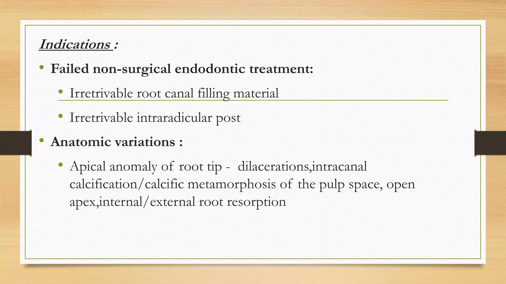 surgical endodontics | PPTX