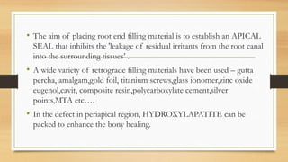 surgical endodontics | PPTX