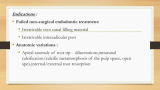 surgical endodontics | PPTX