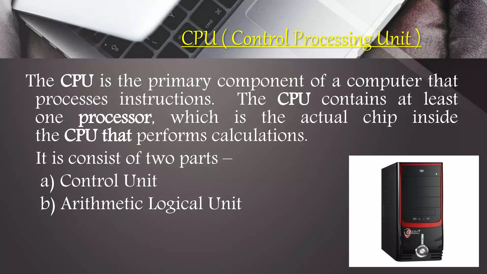 Block Diagram of Computer | PPTX