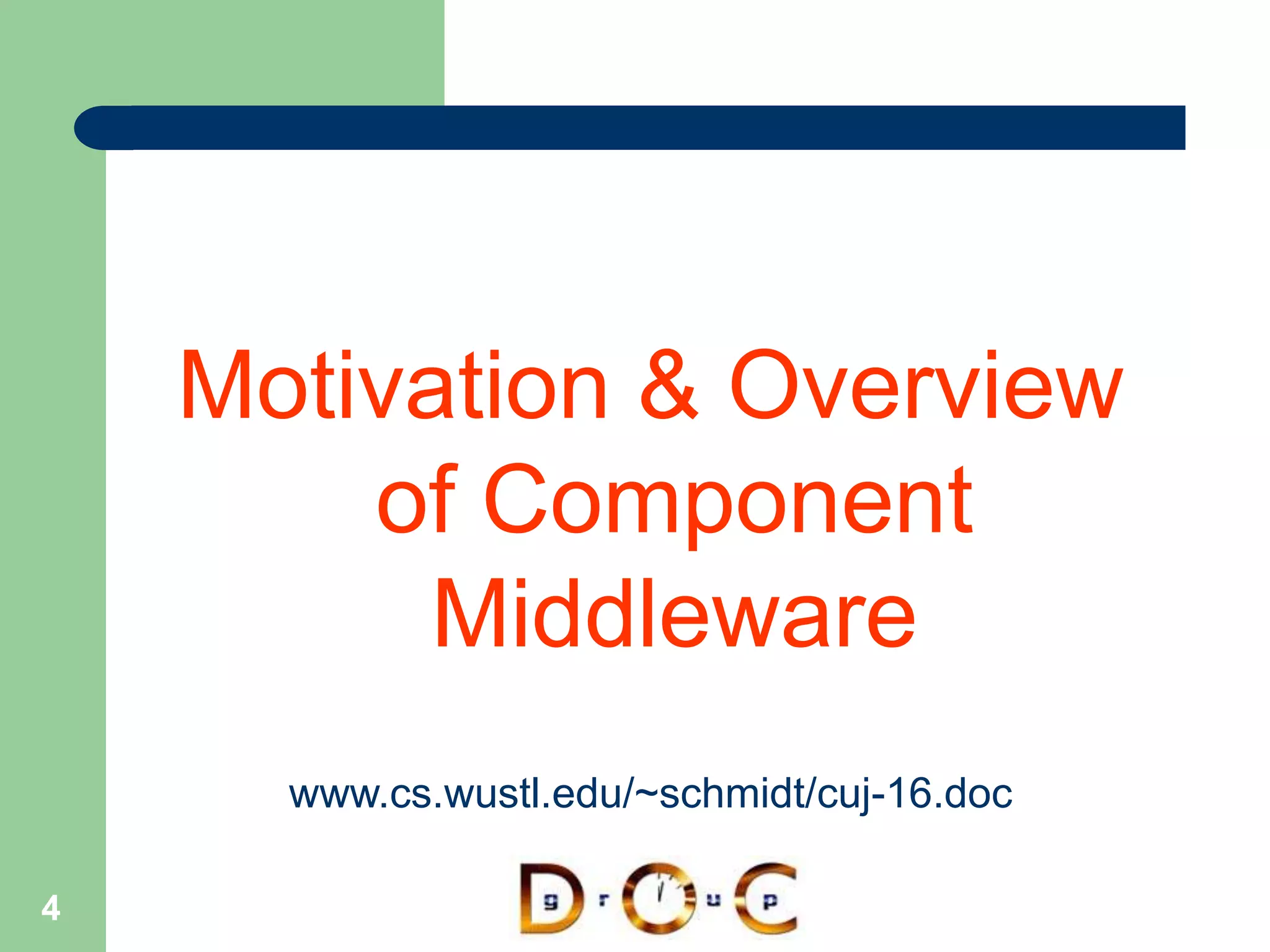 OMG CORBA Component Model tutorial | PPT