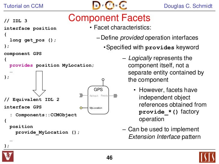 OMG CORBA Component Model tutorial