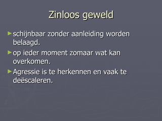 Omgaan Met Agressie | PPT
