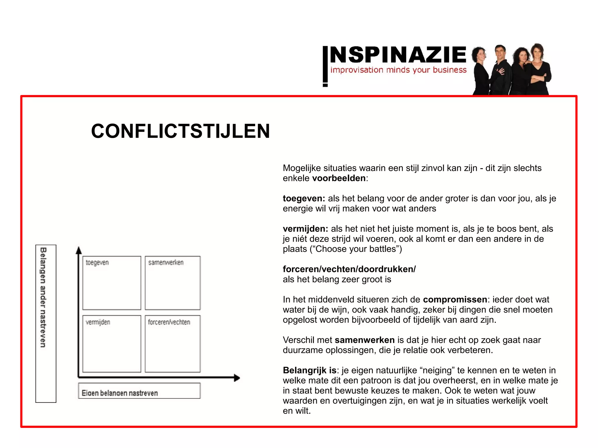 Het Punt - Omgaan met conflicten | ODP