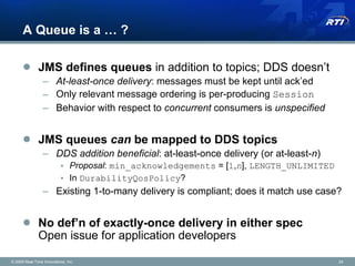 From the Tactical Edge to the Enterprise: Integrating DDS and JMS | PPT