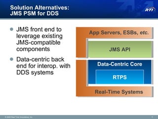 From the Tactical Edge to the Enterprise: Integrating DDS and JMS | PPT