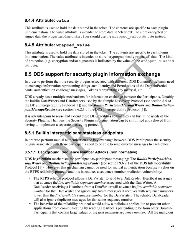 Omg Dds Security Draft Specification June 2013 Revised Submission Document Pdf Computing