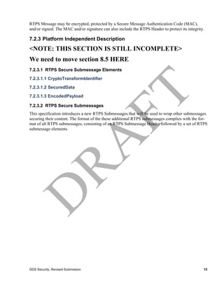 OMG DDS Security (6th Revised Submission) | PDF