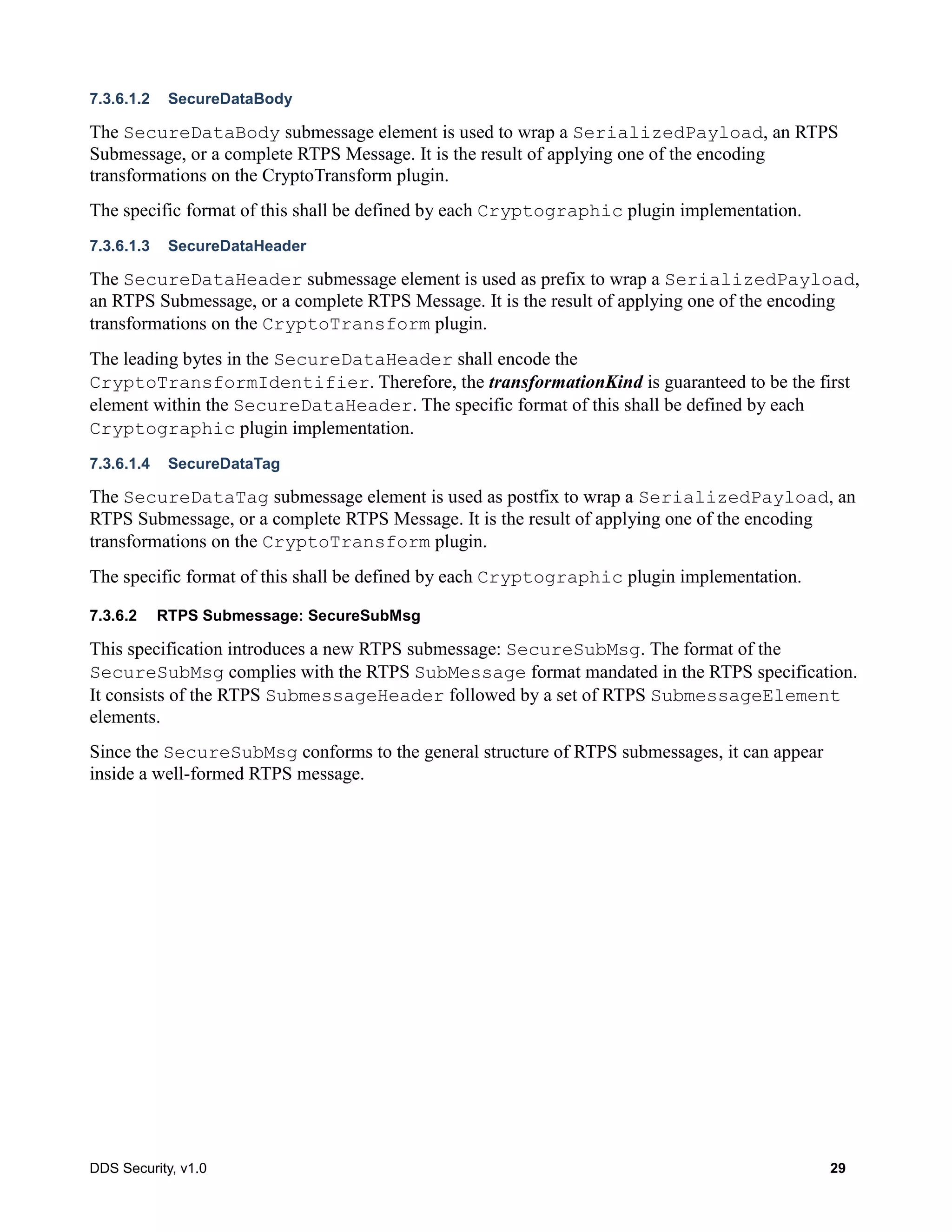 DDS Security Specification version 1.0 | PDF | Computing | Technology & Computing