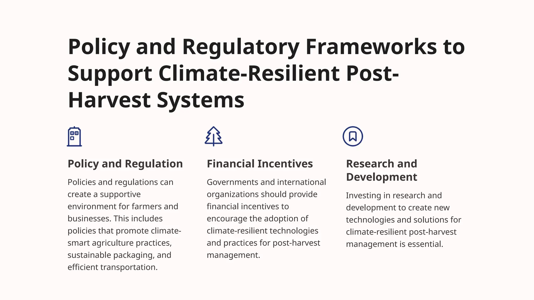 Climatic change and post harvest losses in fruits and vegetables | PPTX