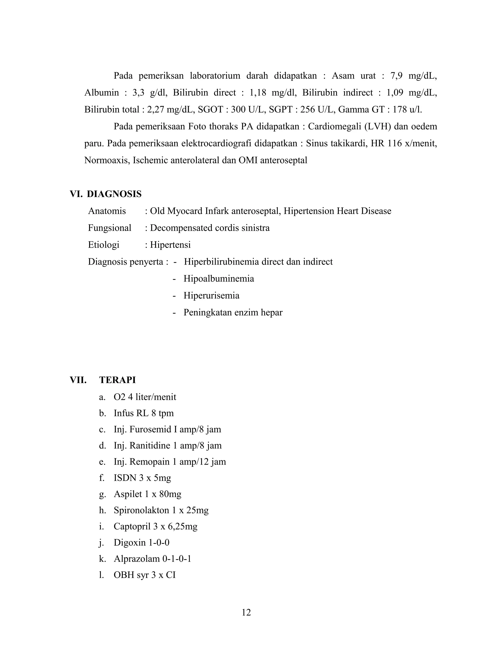 Omi anteroseptal dan hypertension heart disease (hhd) | DOC
