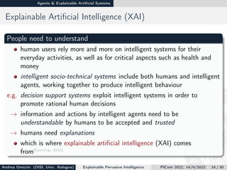 Explainable Pervasive Intelligence with Self-explaining Agents | PPT