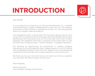 Omicon entertainment Introduction Deck | PDF