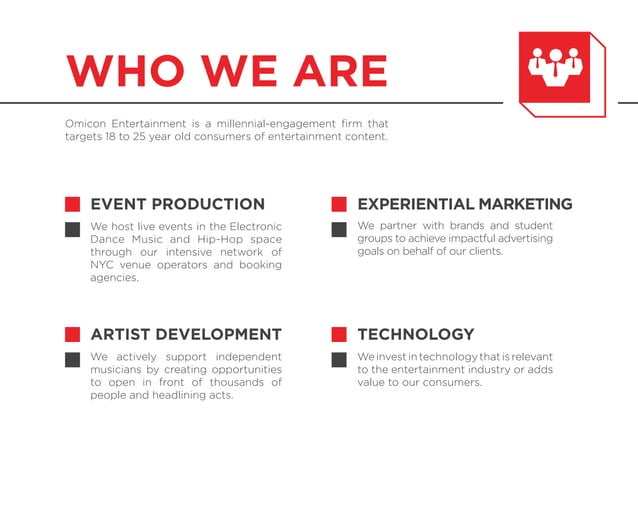 Omicon entertainment Introduction Deck | PPT