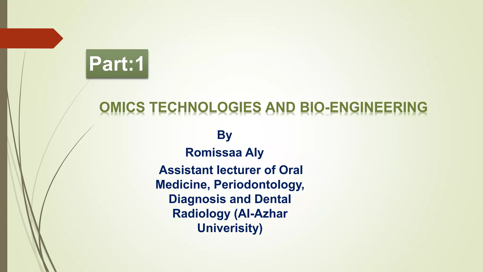 Omics biotechnology | PPTX | Biotech and Biomedical Industry | Industries