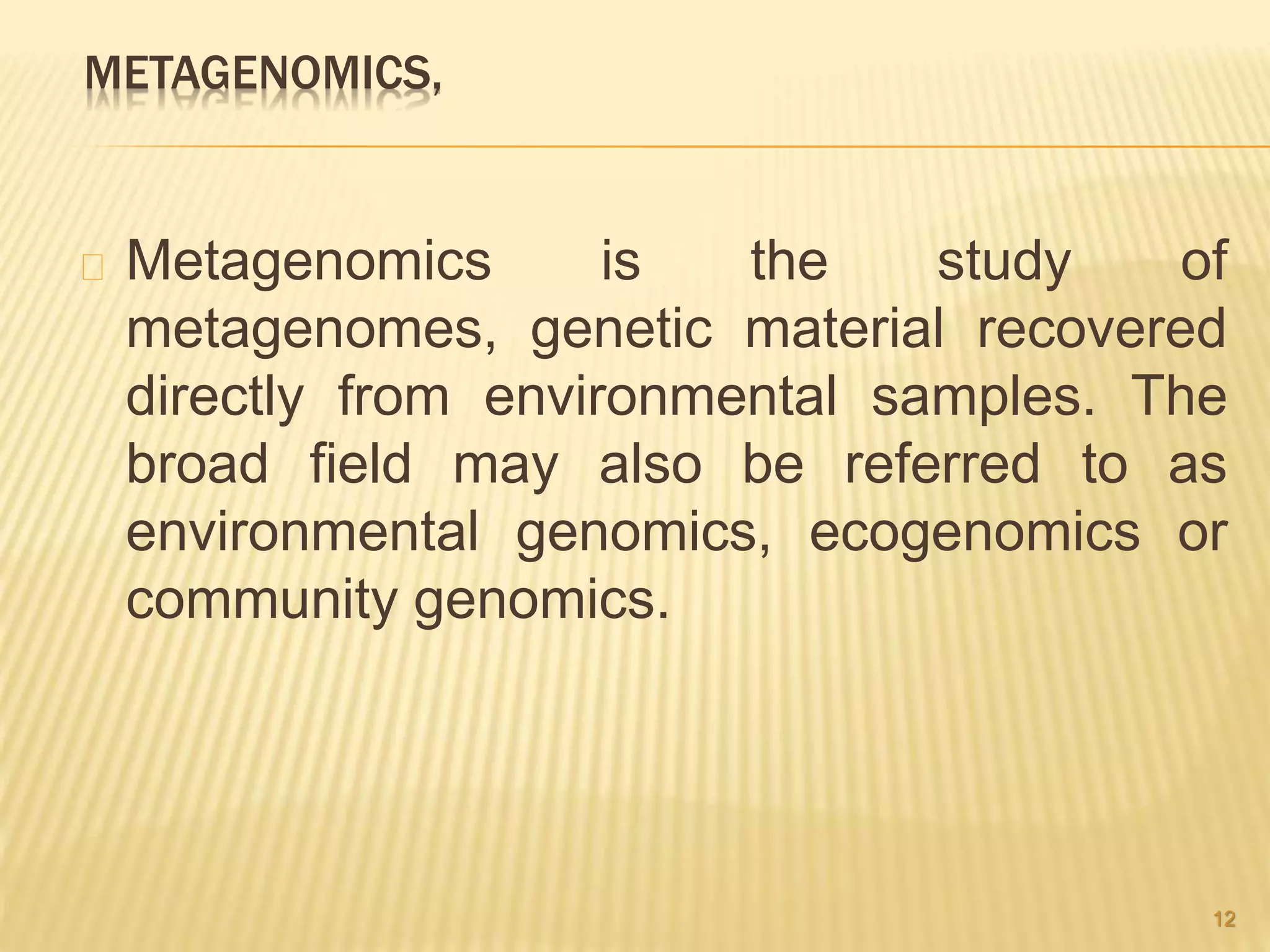 Omics era | PPTX