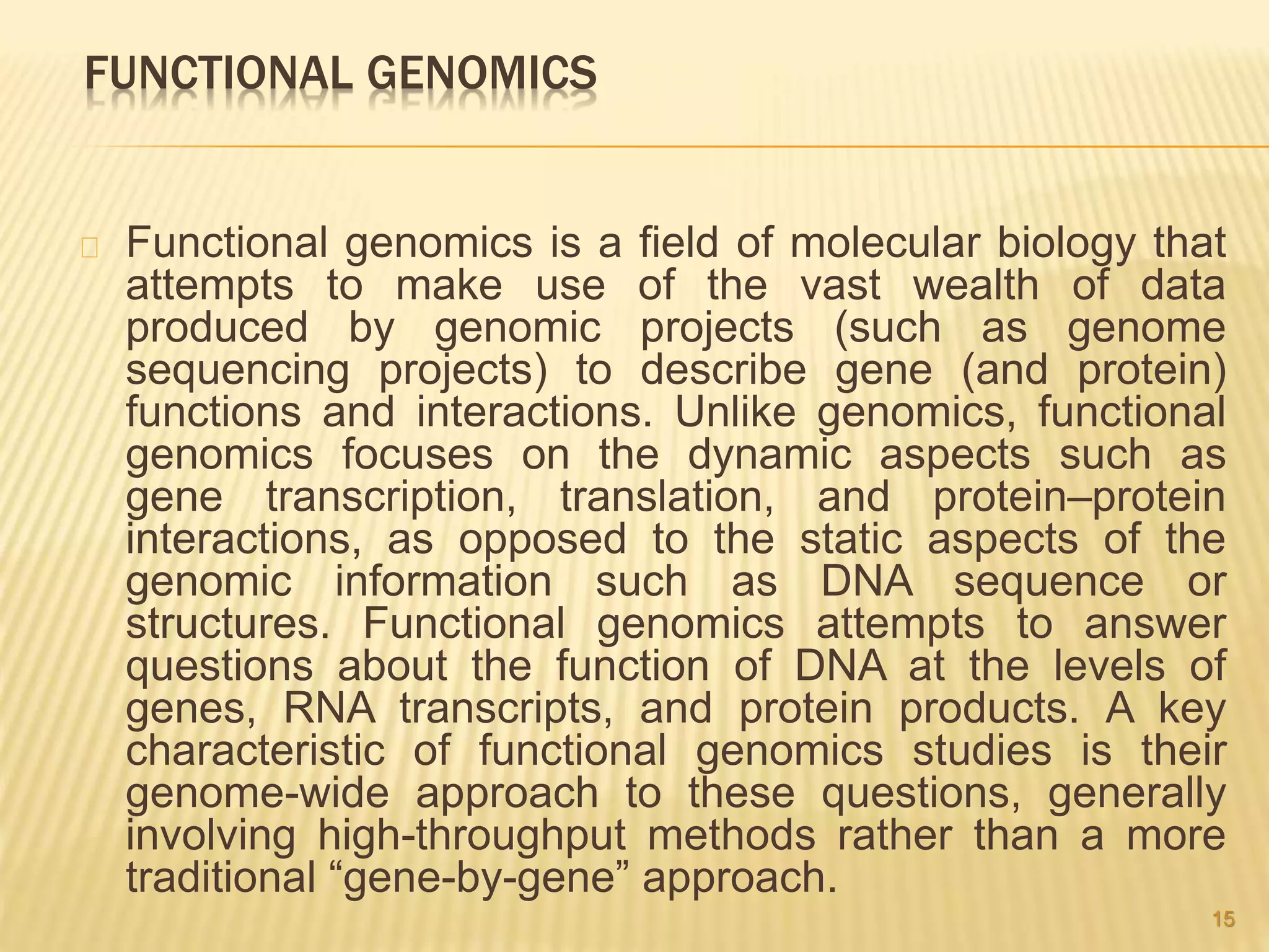 Omics era | PPTX | Biotech and Biomedical Industry | Industries
