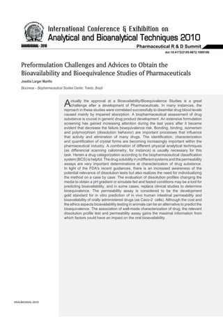 Omics int conference series analbioanal dr sudeb mandal jr scientist ...