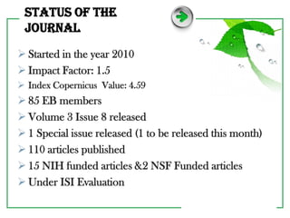 Journal of Biometrics & Biostatistics | PPTX