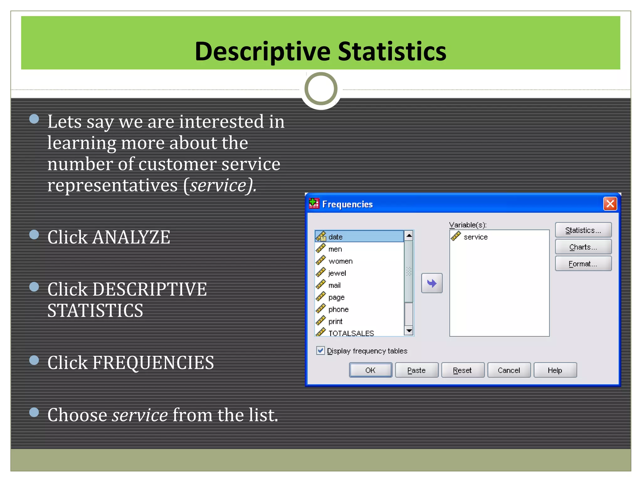 Introduction To Spss Ppt Operating Systems Computer Software And Applications