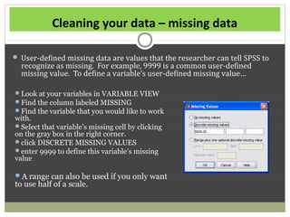 introduction to spss | PPT