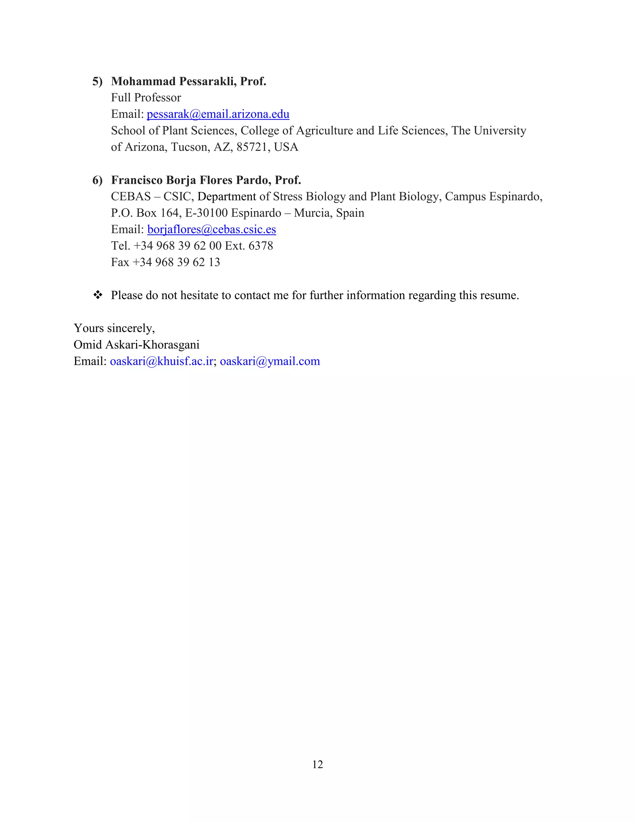 Omid askari cv 2 | PDF