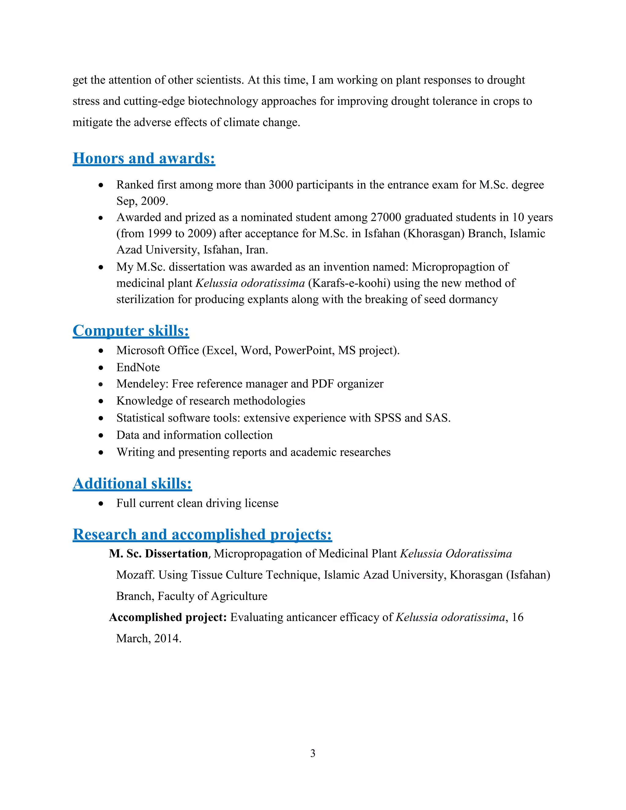 Omid askari cv 2 | PDF