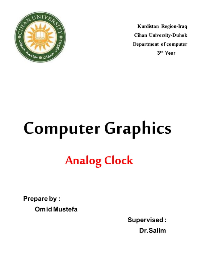 analog clock C# | DOCX