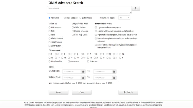 OMIM.pptx | Genetics | Science