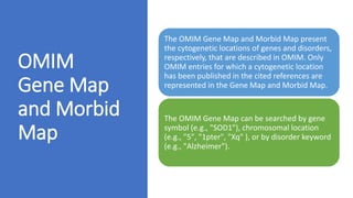 OMIM.pptx | Genetics | Science