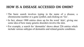OMIM- Online Mendelian Inheritance in Man | PDF