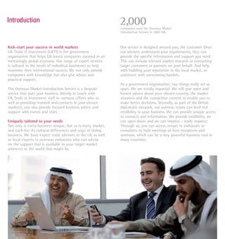 UKTI Trade Services Brochure | PDF
