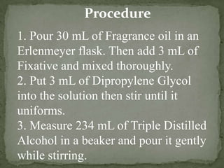 Omj perfume makingetc | PPTX