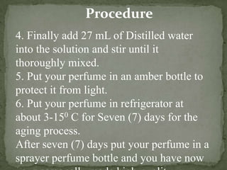 Omj perfume makingetc | PPTX