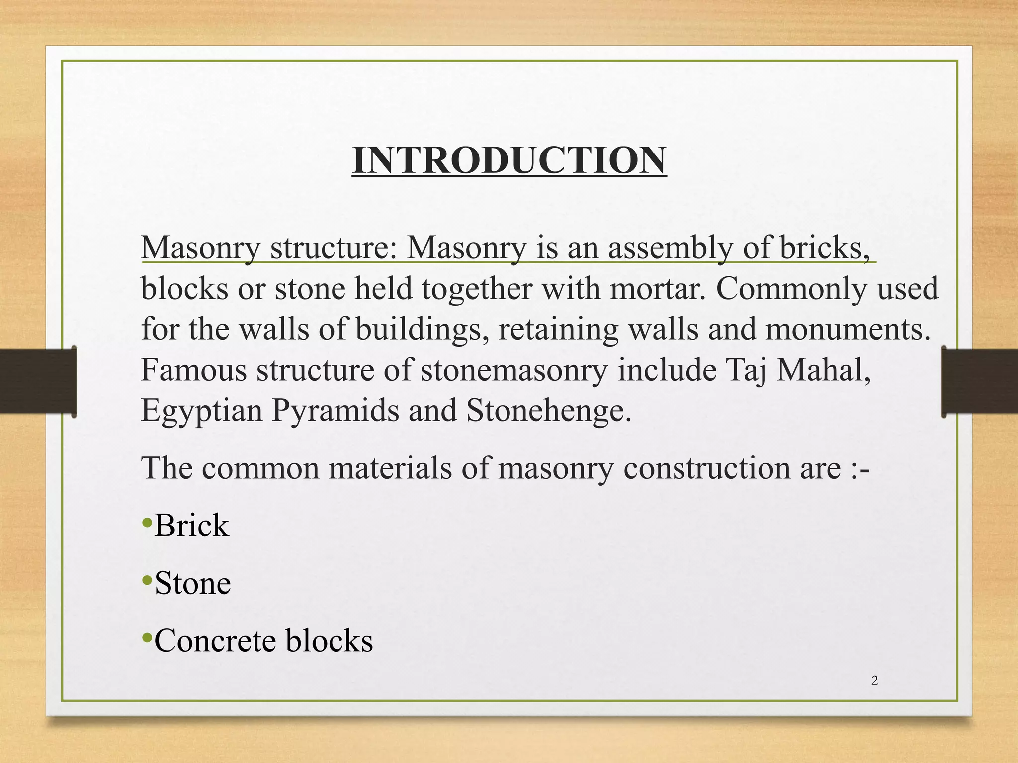 Discoloration of stone masonry | PPT | Civil Engineering Industry ...
