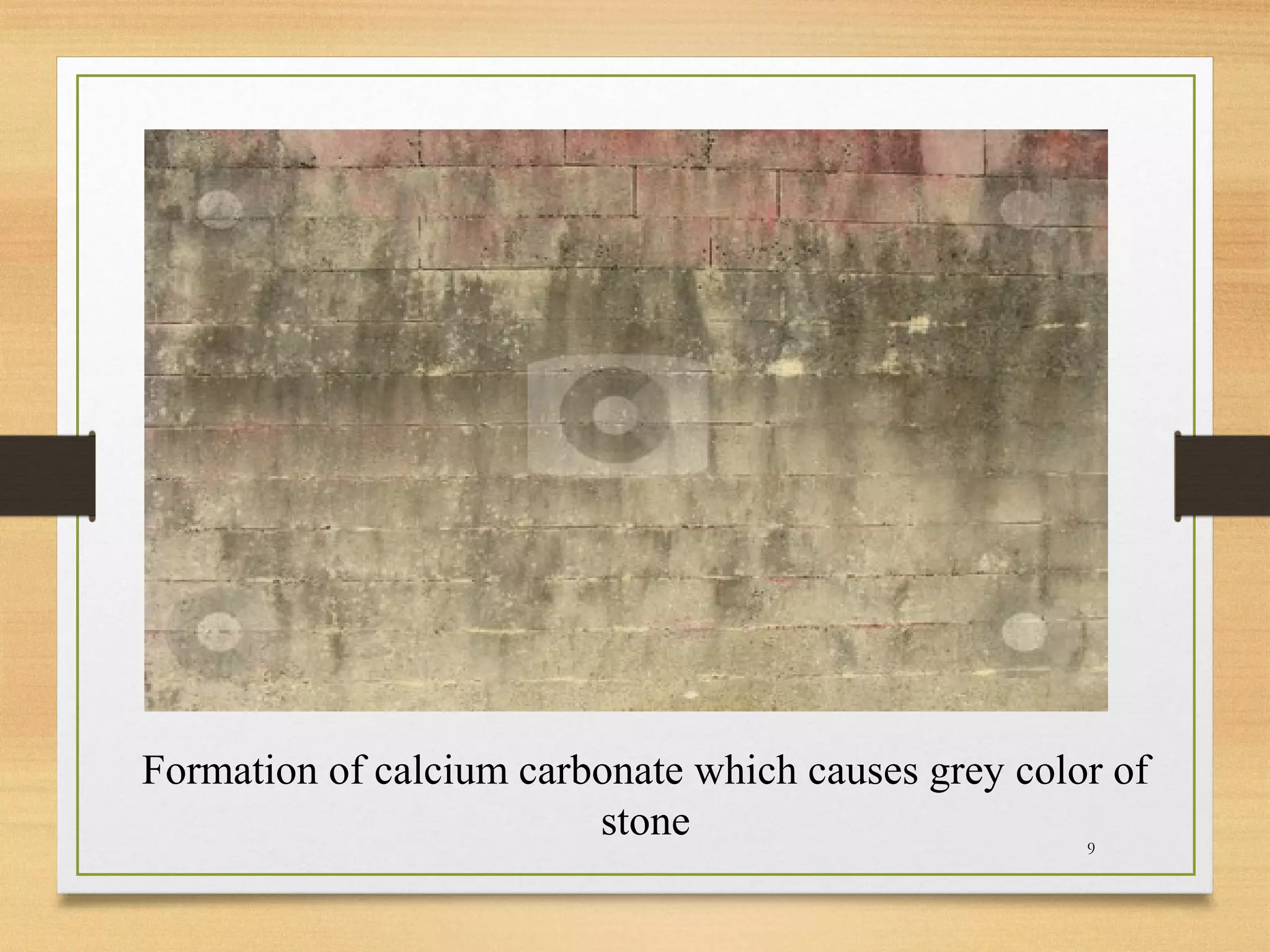 Discoloration of stone masonry | PPT | Civil Engineering Industry ...