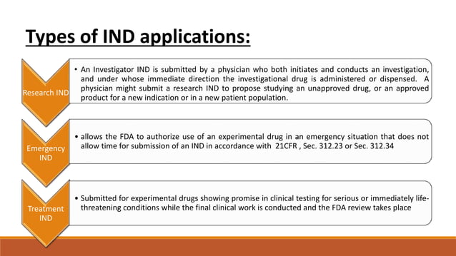 Investigational New Drug application | PPTX