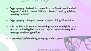 Cryptography | PPT