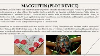 OTHELLO:THE MOOR OF VENICE COMPARED TO OMKARA, INDIAN FILM ADAPTATION | PPT