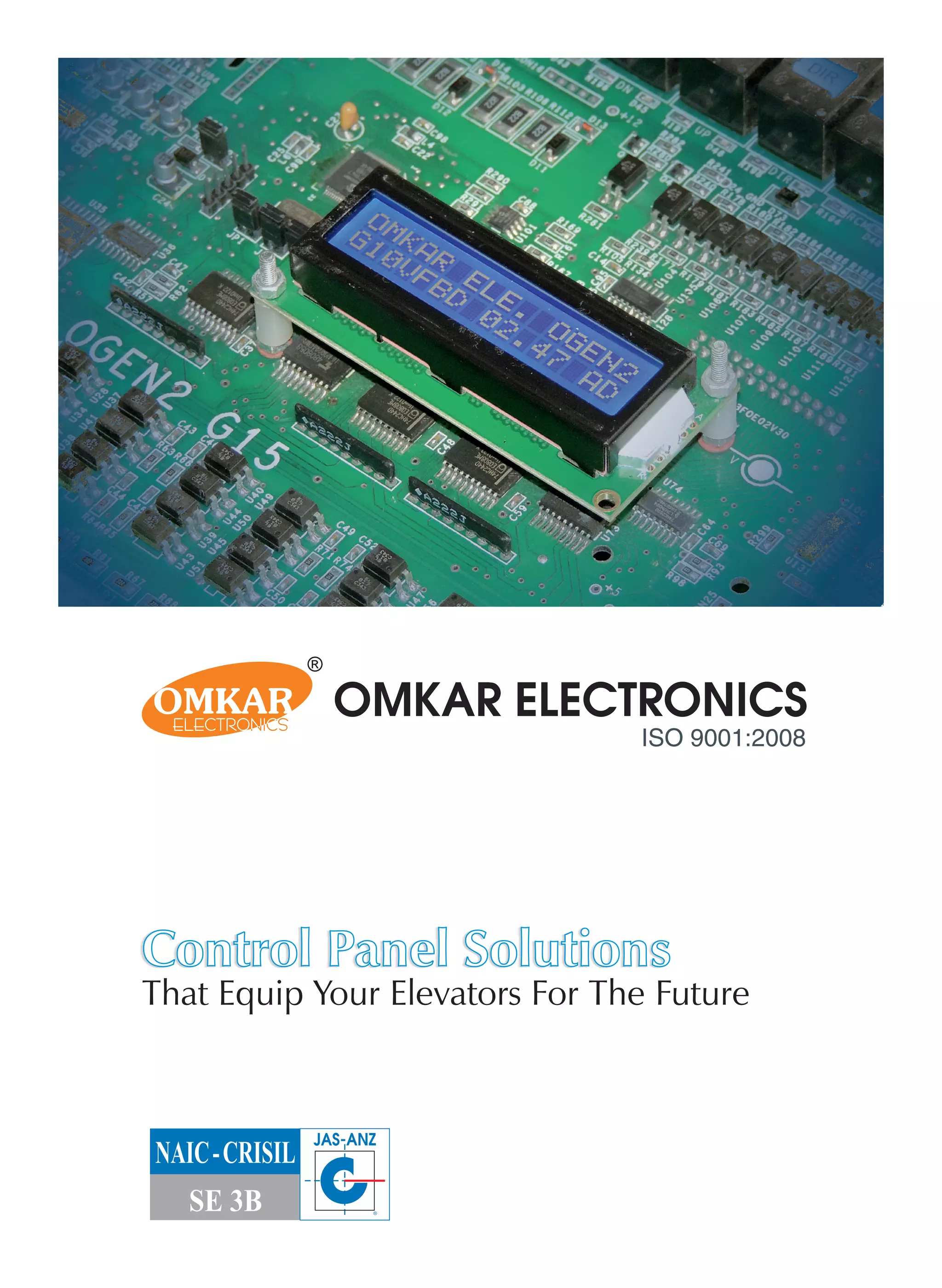 Omkar Electronics, Thane, Elevator Components | PDF