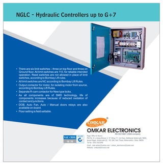 Omkar Electronics, Thane, Elevator Components | PDF