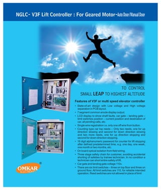 Omkar Electronics, Thane, Elevator Components | PDF