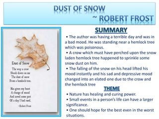 OMKAR ENGLISH PROJECT ON ROBERT FROSR.pptx