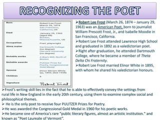 OMKAR ENGLISH PROJECT ON ROBERT FROSR.pptx