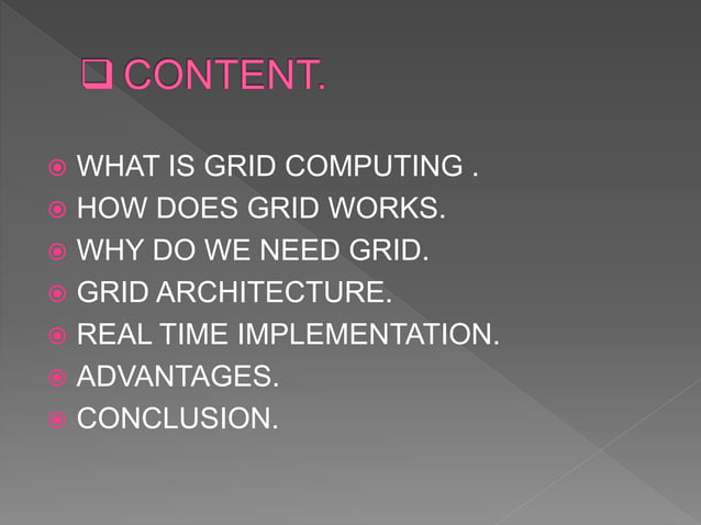 grid computing | PPTX