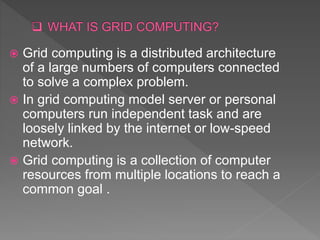 grid computing | PPTX