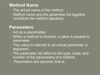 java Method Overloading | PPT
