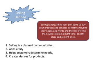 What is Selling | PPT