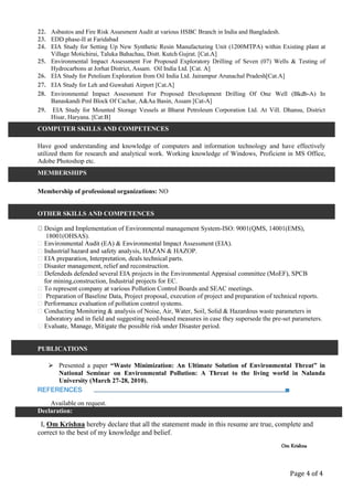 Om krishna cv simple | PDF